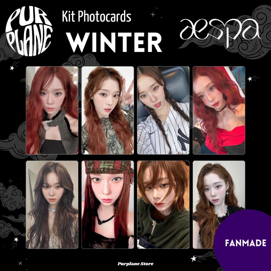 Photocards Winter Aespa Kpop Fanmade | Shopee Brasil