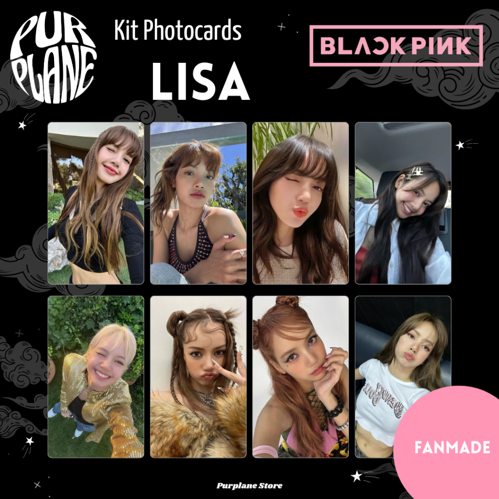 Photocards Lisa Blackpink Kpop Fanmade | Shopee Brasil