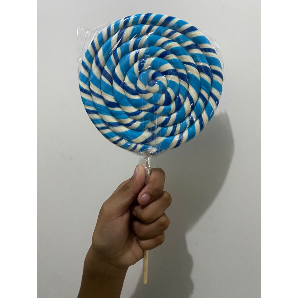 1 Pirulito Grande Psicodélico Azul (Diâmetro 12 cm) | Shopee Brasil