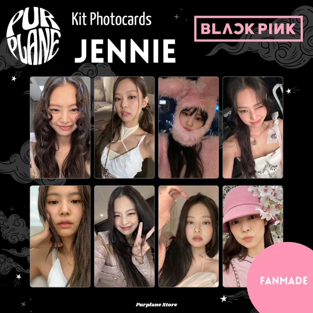 Photocards Jennie Blackpink Kpop Fanmade | Shopee Brasil