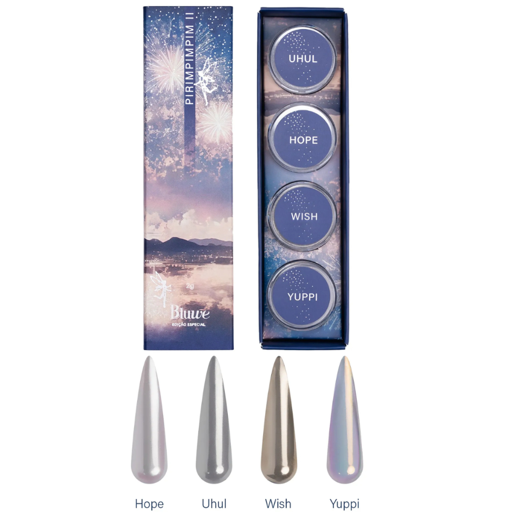 Kit Pó Cromado Pirimpimpim 2 - Bluwe | Shopee Brasil