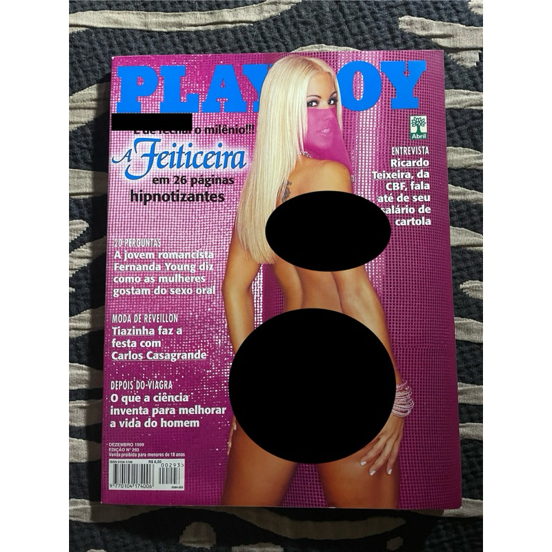 Revista Playboy 99 Feiticeira Joana Prado | Shopee Brasil