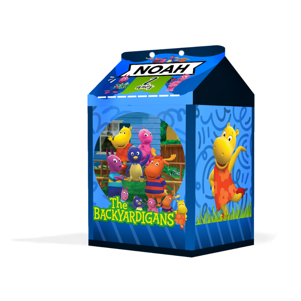 Caixinha Milk Backyardigans para Festa Personalizada - Lembrancinha ...