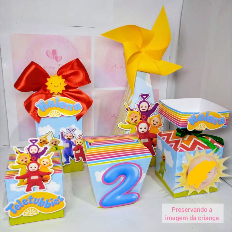 Kit personalizado Teletubbies - 20 unidades (temos vários temas ...