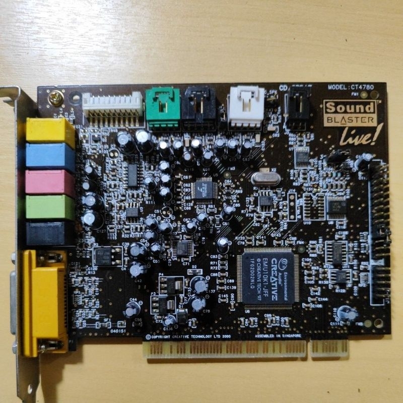 PLACA DE SOM LIVE MODEL CT4780 | Shopee Brasil