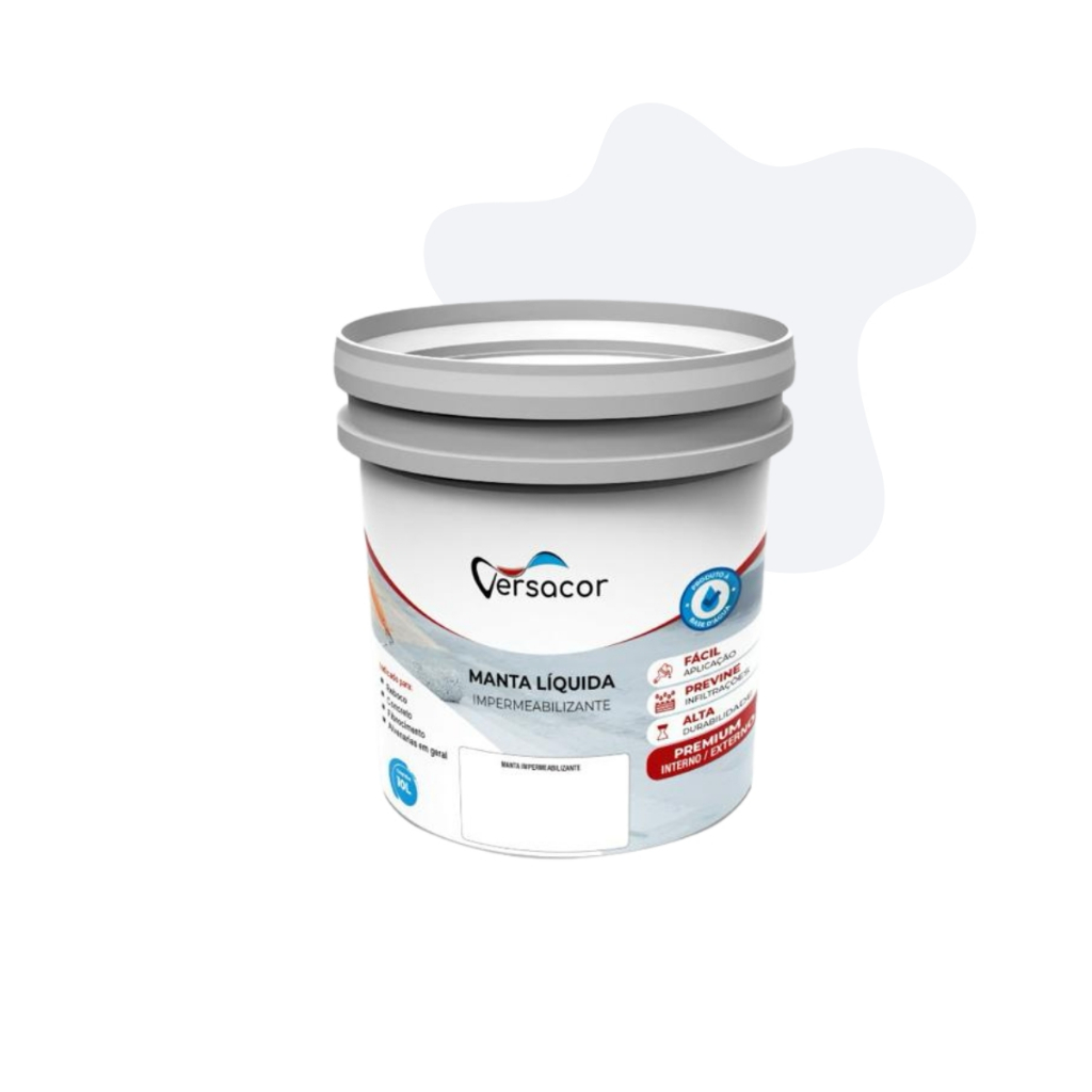 Manta Liquida Pelicula Impermeavel Para Parede Lajes Alvenaria 3,6L Cor ...