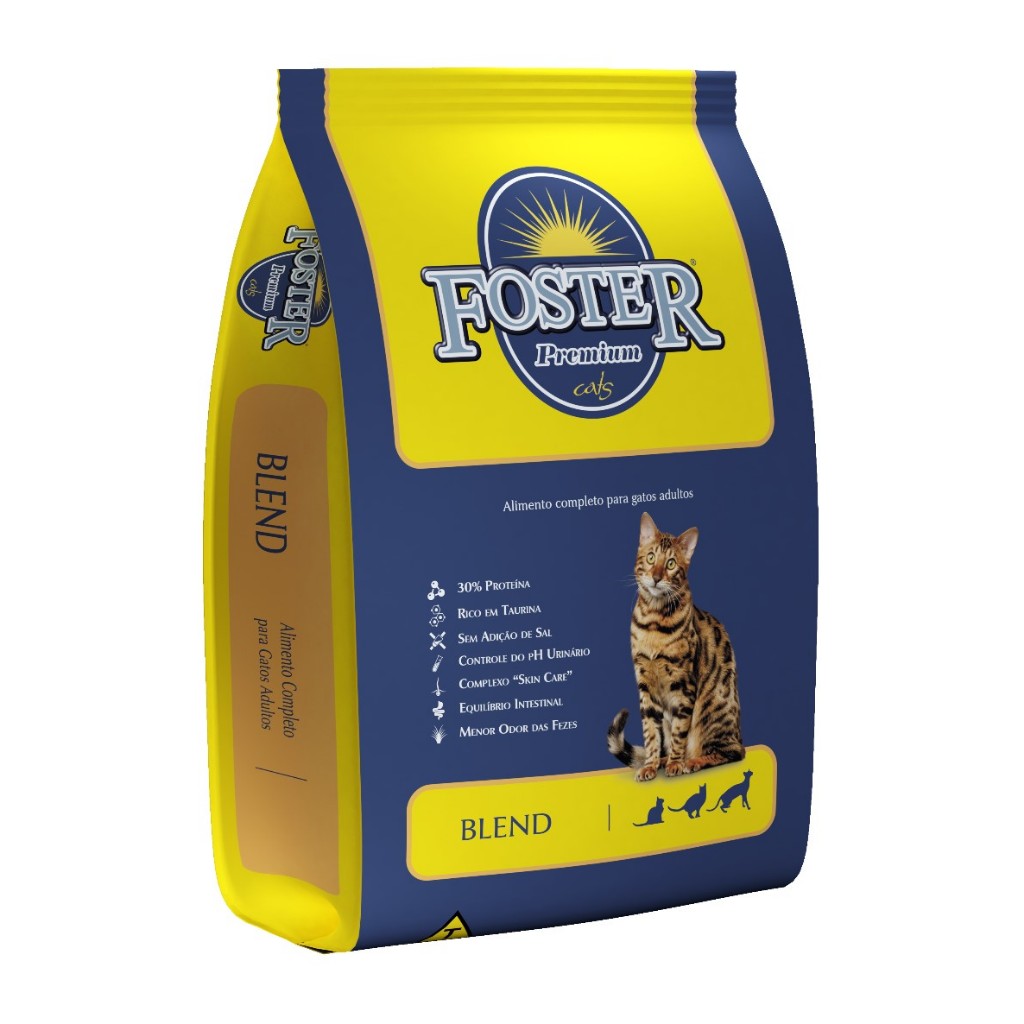 Ração Comida Foster Premium Cats Blend Para Gatos 7 Kg | Shopee Brasil