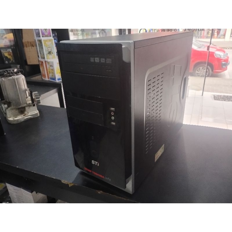 GABINETE CPU DESKTOP STI C/ DVD SEMI NOVA NO ESTADO | Shopee Brasil