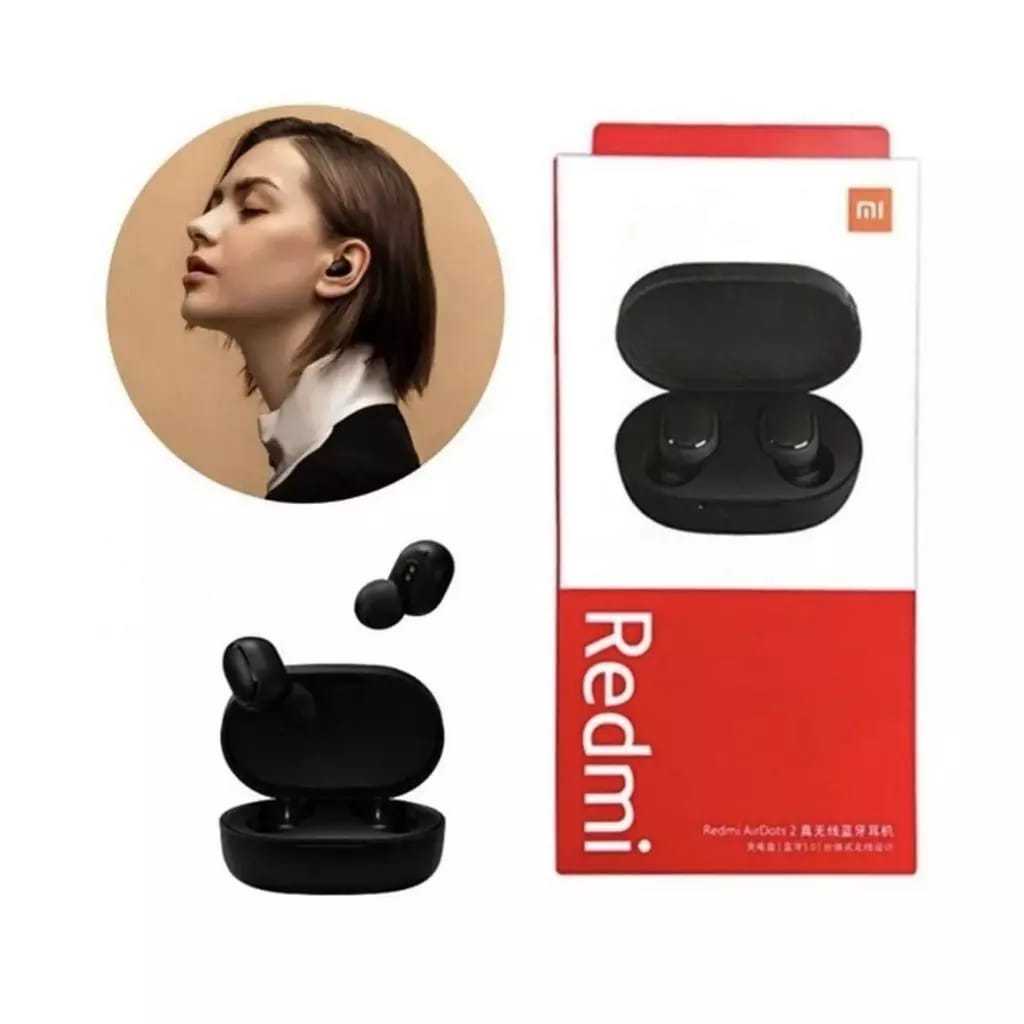 Fone de Ouvido Xiaomi Redmi Airdots 2 Sem Fio Bluetooth Experimente a liberdade total | Shopee ...