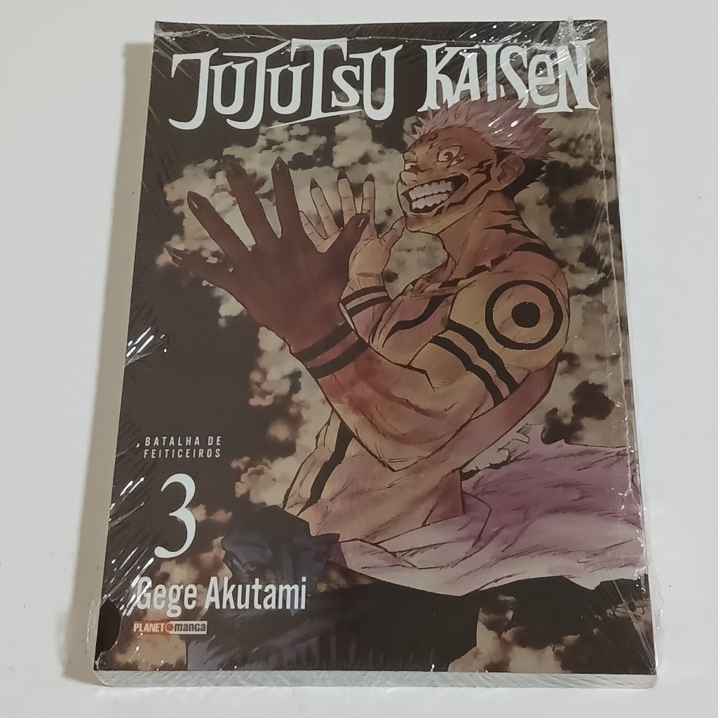 Mangá Jujutsu Kaisen Vol. 3 Capa Variante - Panini | Shopee Brasil