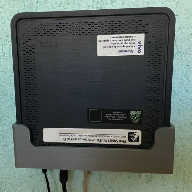 Suporte Modem Vivo Fibra / Roteador Vivo Fibra - Escorrega o Preço
