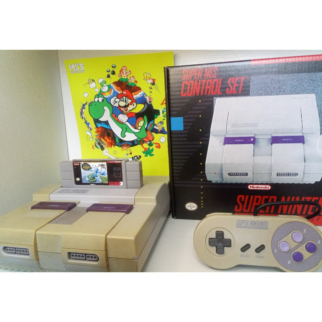 Super Nintendo Fat Original + Controle Original + Caixa + Cartuchos ...