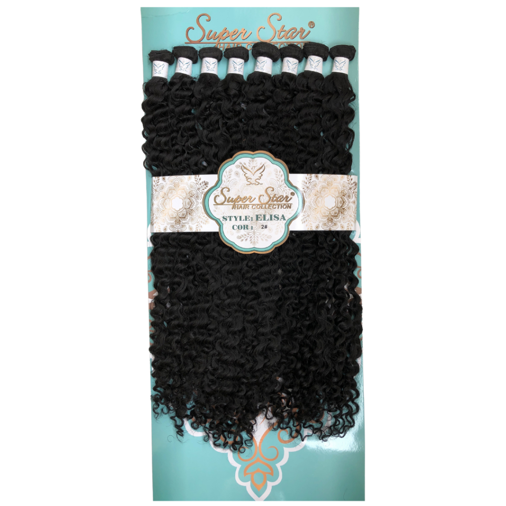 Cabelo Cacheado Elisa Fibra Organica Toque Suave 65cm | Shopee Brasil