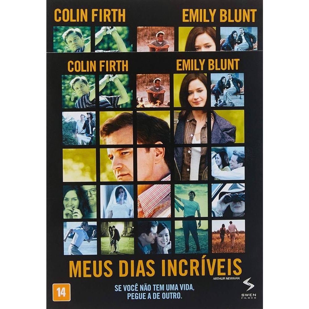 Dvd Meus Dias Incríveis - Colin Firth, Emily Blunt Comédia, Drama Novo ...