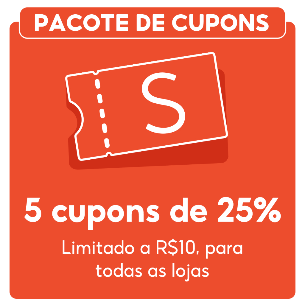 Pacote de Cupons Shopee (teste) | Shopee Brasil