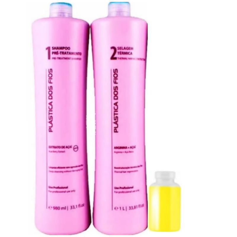 kit plástica dos fios shampoo e progressiva | Shopee Brasil