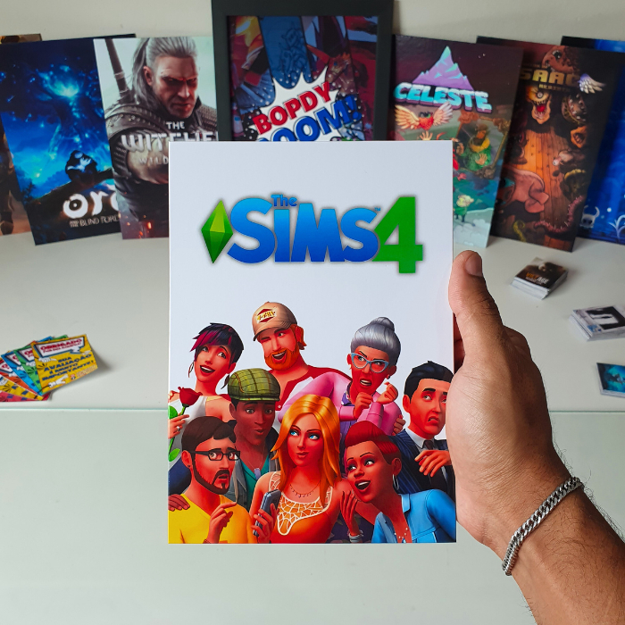 The Sims 4 Placa decorativa mdf quadro decoração parede presente Jogos ...