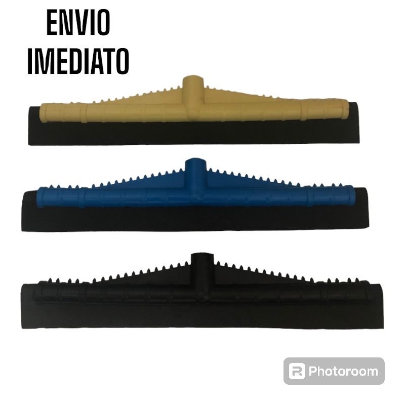 KIT 3 Rodos de plástico SEM CABO puxa e seca PRÁTICO | Shopee Brasil