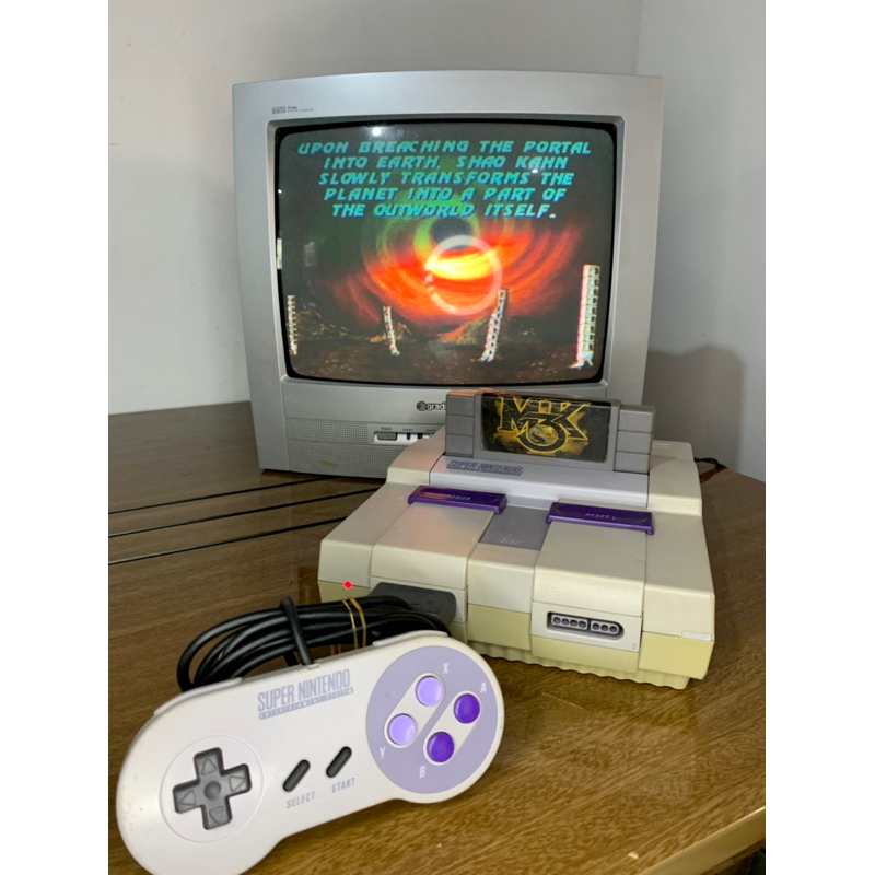 Super Nintendo Fat + Controle Original 110V | Shopee Brasil