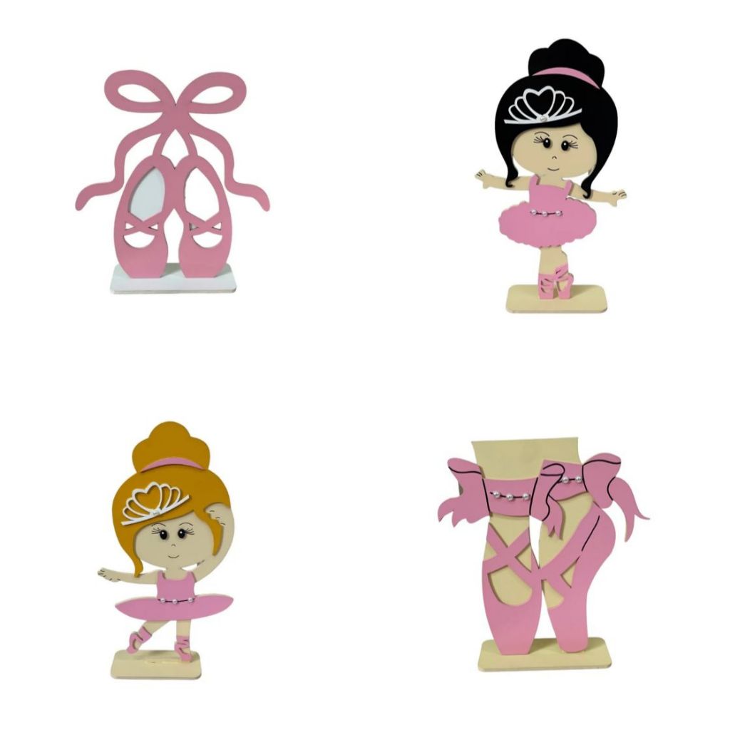Display de festa Tema Bailarina MDF | Shopee Brasil