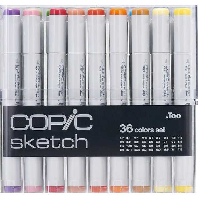 Copic | Sketch | Canetas por unidade disponivel em 36 cores | Shopee Brasil