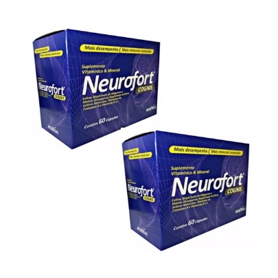 Kit 2 Suplemento Neurofort Cognis Com 60 Capsulas - Ecofitus | Shopee ...