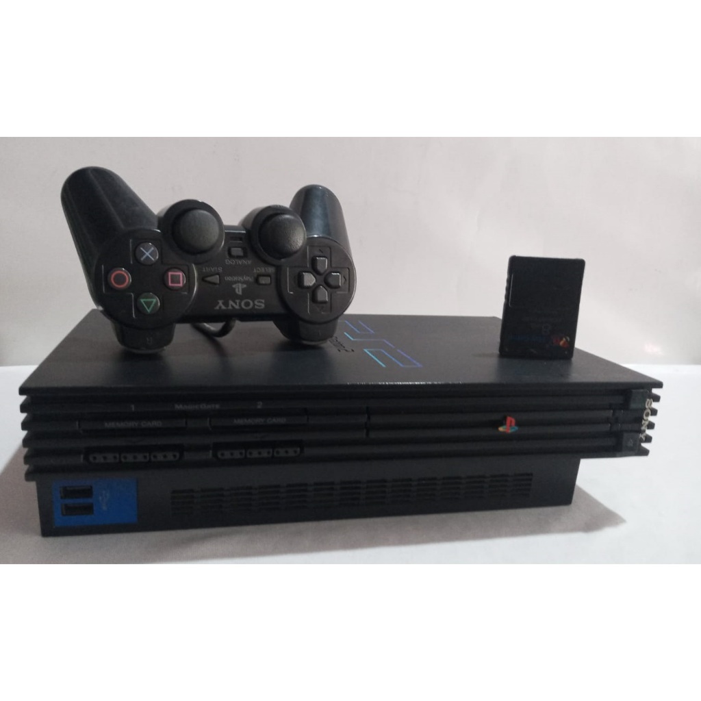 Playstation 2 Fat Com Modem Hd 500gb Lotado De Jogos | Shopee Brasil