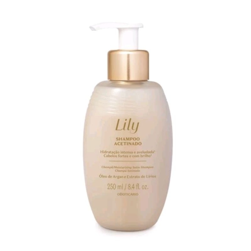 Shampoo acetinado Lily 250 ml. | Shopee Brasil