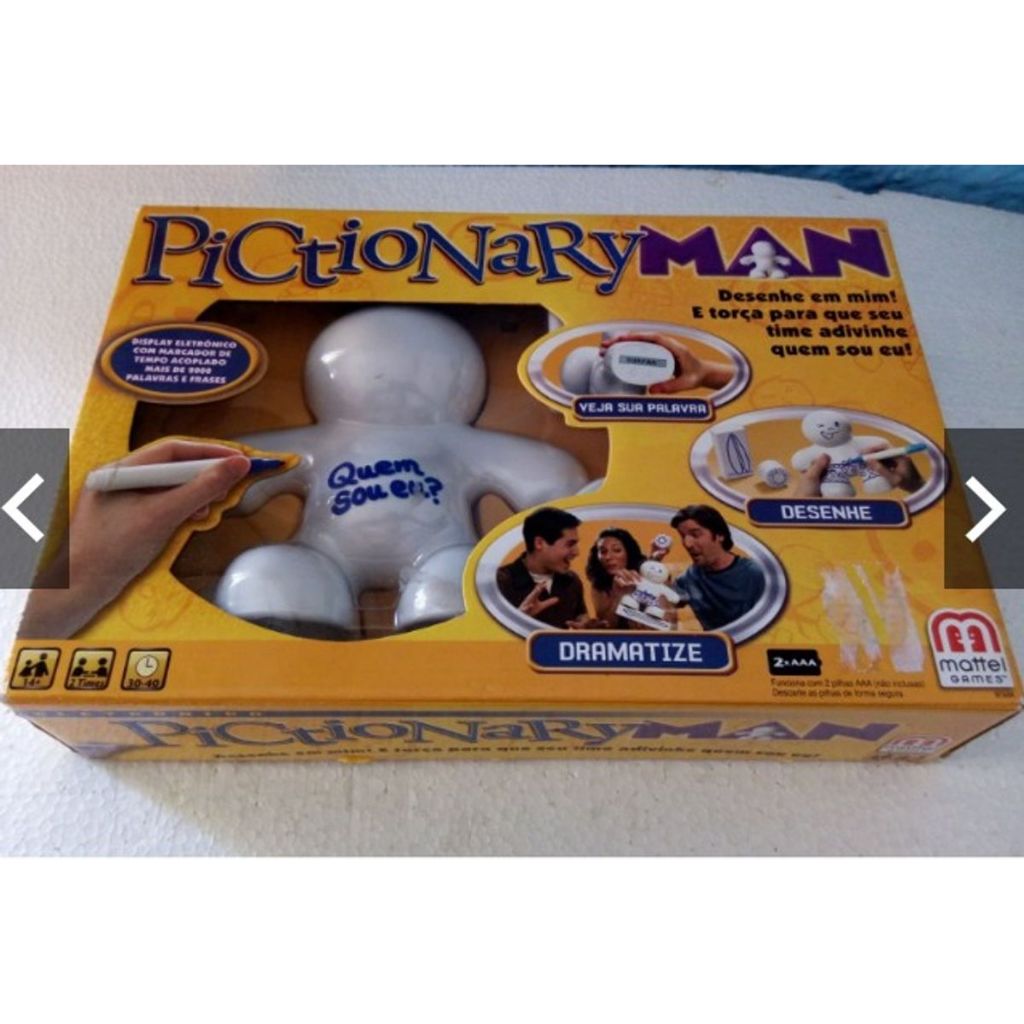Pictionary Man Brinquedo Eletrônico Completo Mattel | Shopee Brasil