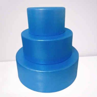 Bolo Fake Base De Isopor Moldado Em Eva Sem Emenda 3 Andares. | Shopee ...