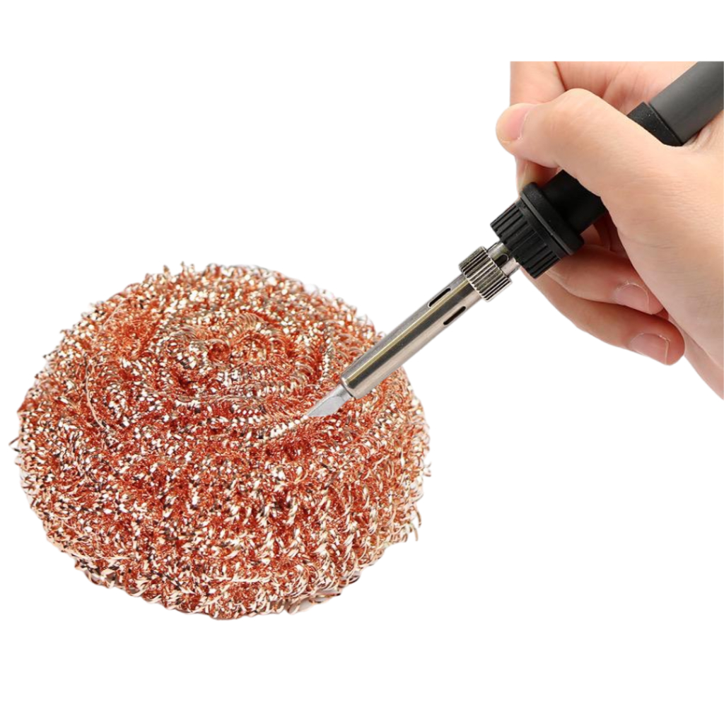 Esponja Metálica Para Limpar Ponta De Ferro Solda | Shopee Brasil
