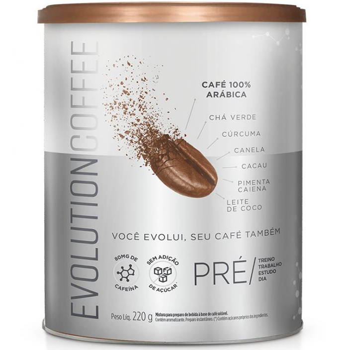 Evolution Coffee Lata 220g Termogênico - Desinchá | Shopee Brasil