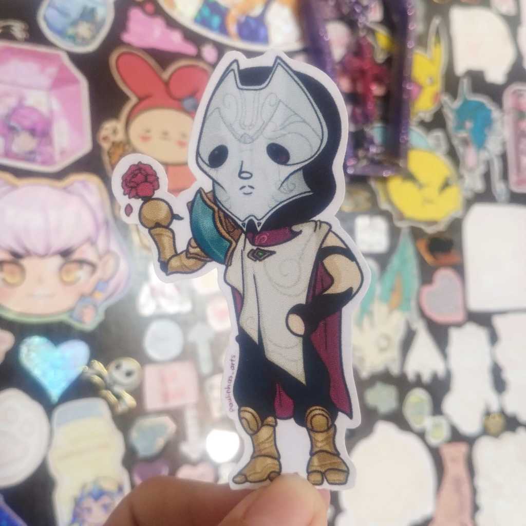 Adesivo League of Legends Jhin adc carry chibi kawaii lol sticker ...