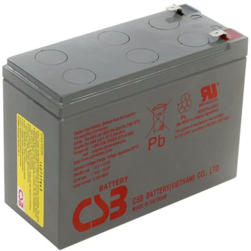 Bateria Csb Hrl 1234w F2r2 Cs3 12v 9ah 34w Cinza | Shopee Brasil