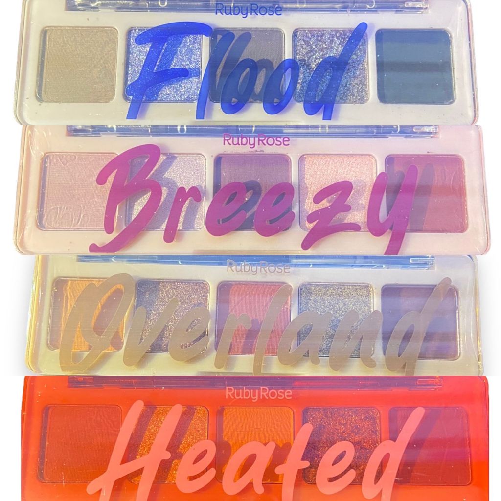 Paleta de Sombras Elements Breezy - Ruby Rose | Shopee Brasil