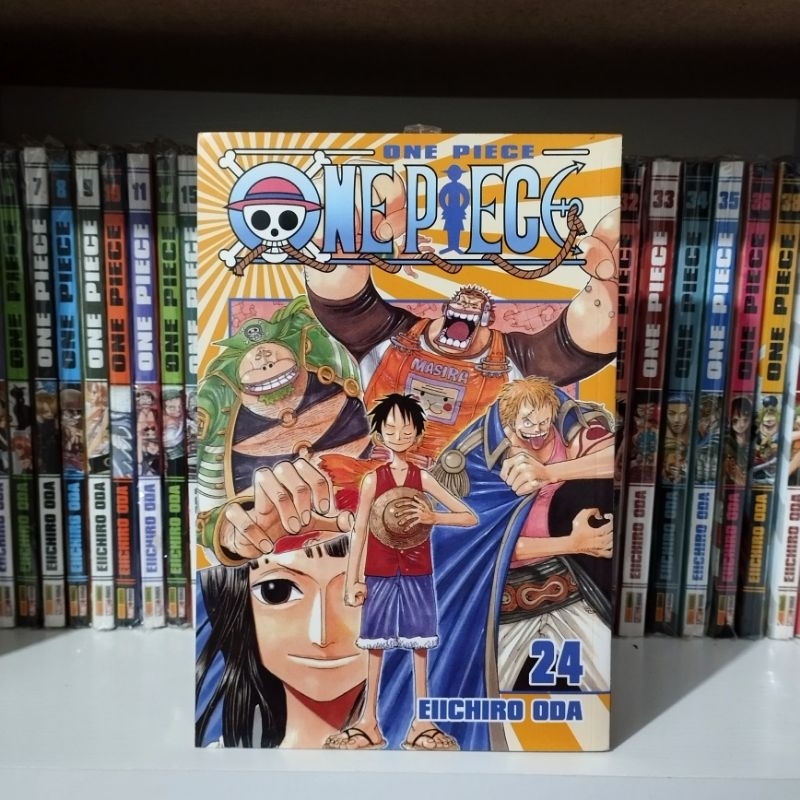 Manga One Piece 24 Volume 24 Eichiro Oda Panini Coleção | Shopee Brasil