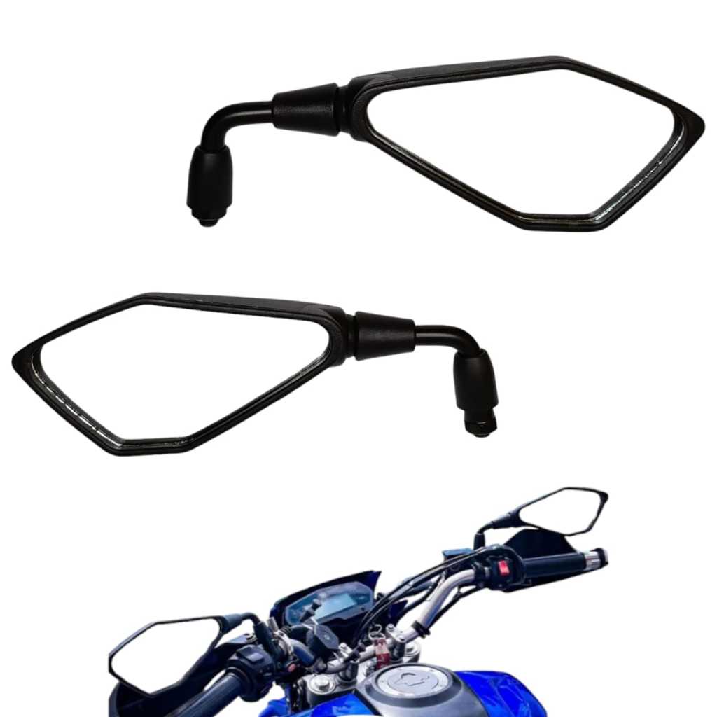 Par Retrovisor Kawasaki Z400 Haste Curta 90 Graus Titan Fan Xre 300 ...