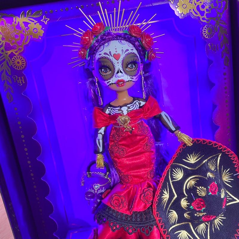 Rainbow High Dia De Los Muertos Maria 11" Doll with Calavera Purse and ...