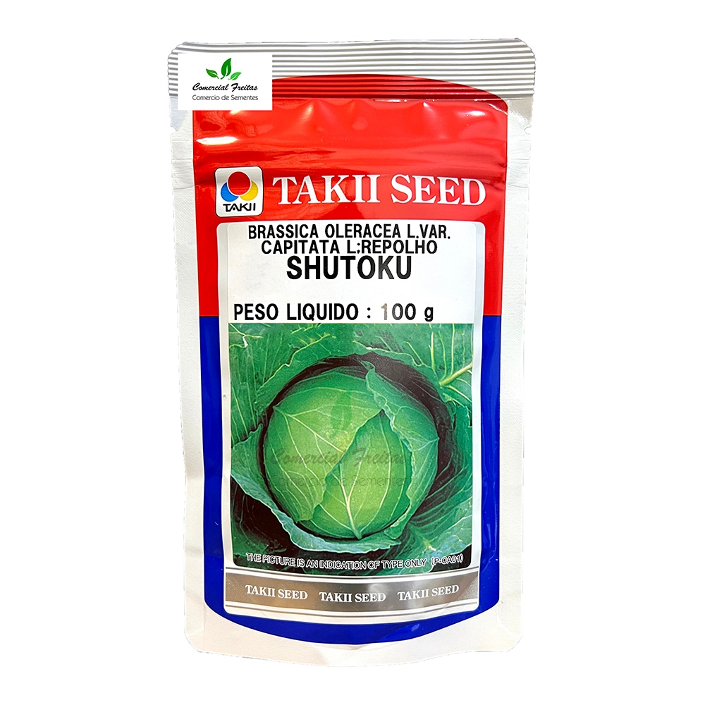 Sementes de Repolho Híbrido Shutoku Lata Com 100 Gramas | Shopee Brasil