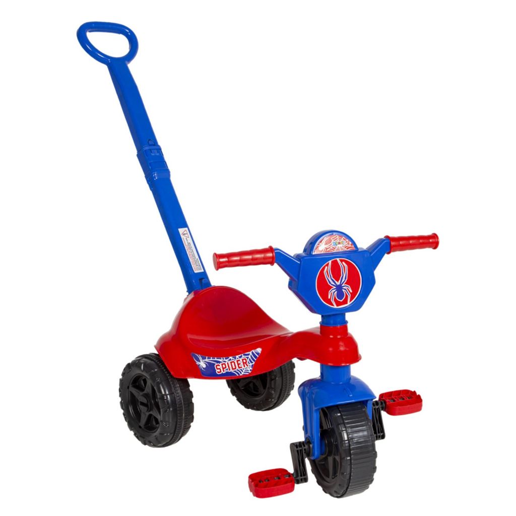 Velocipe Motoca Triciclo Infantil Patrulha Canina Kendy C/ Empurrador ...