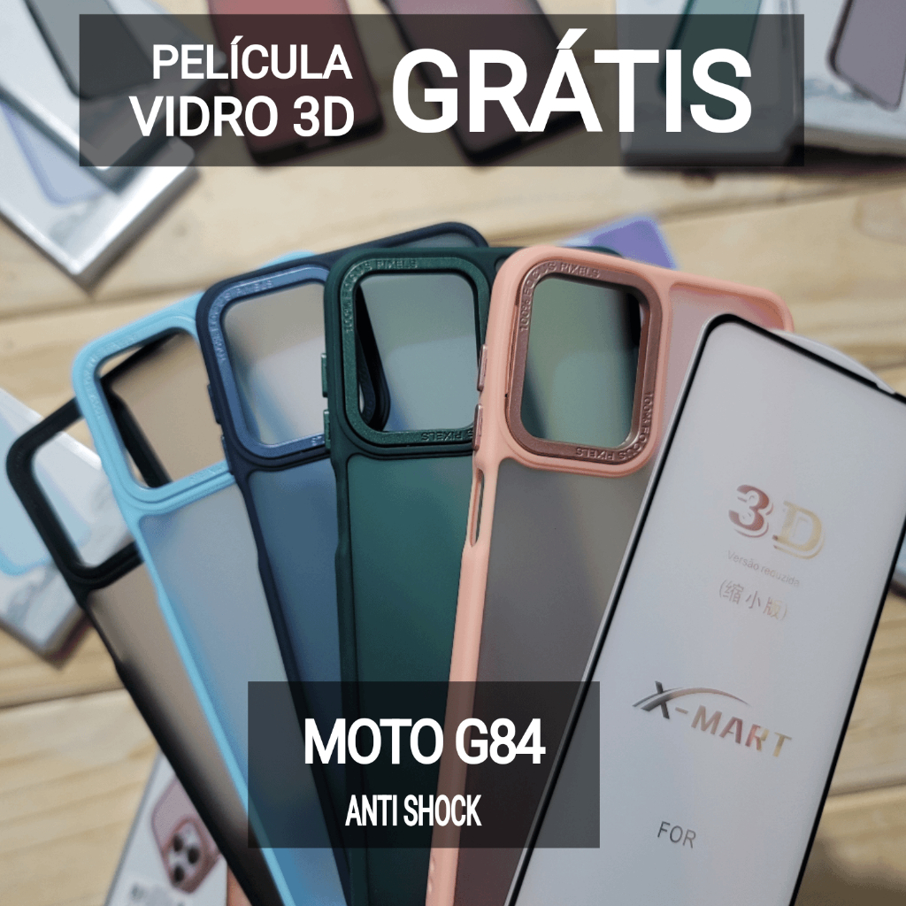 Capa Capinha anti impacto Motorola Moto G84 / Capa capinha space para ...