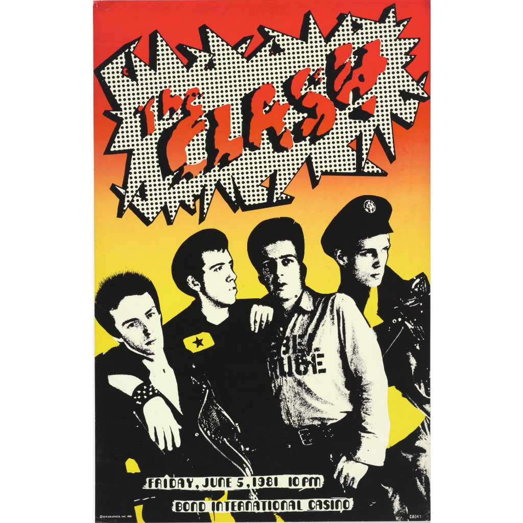 Pôster - The Clash Tour 1981 - Decora - 33 cm x 48 cm | Shopee Brasil