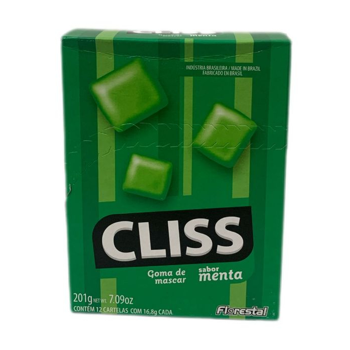 CHICLETE CLISS DE MENTA CONTÉM 16,8G | Shopee Brasil