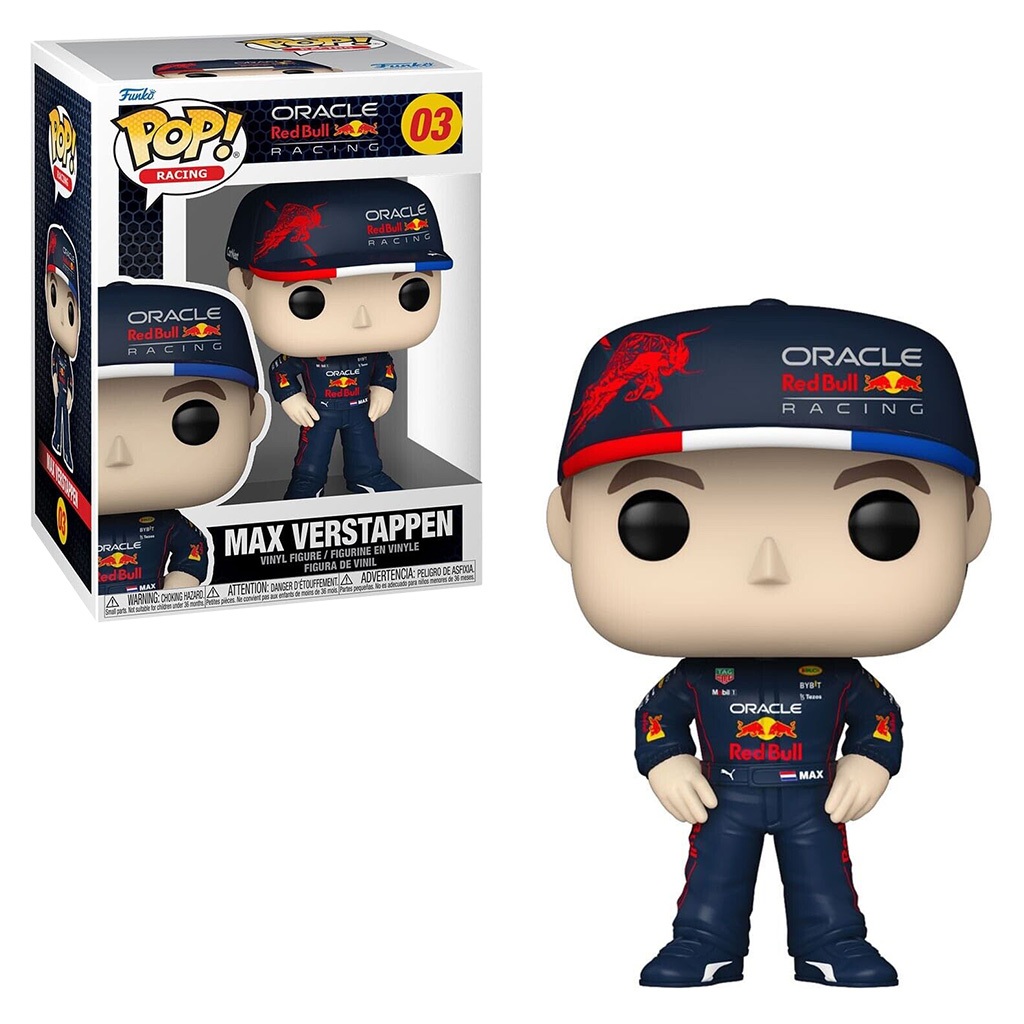 FUNKO POP RACING FORMULA 1 - MAX VERSTAPPEN 03 NOVO ORIGINAL | Shopee ...