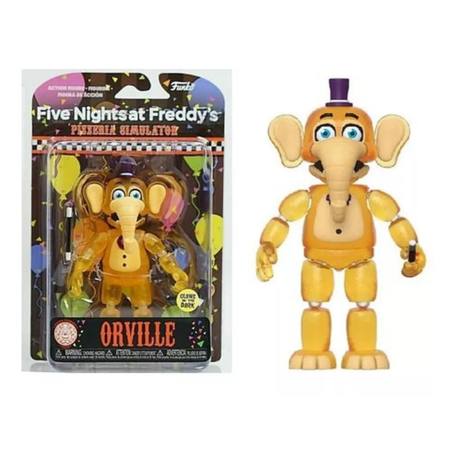 FUNKO ACTION FIVE NIGHTS PIZZA ORVILLE ELEPHANT GLOW 45640 NOVO ...