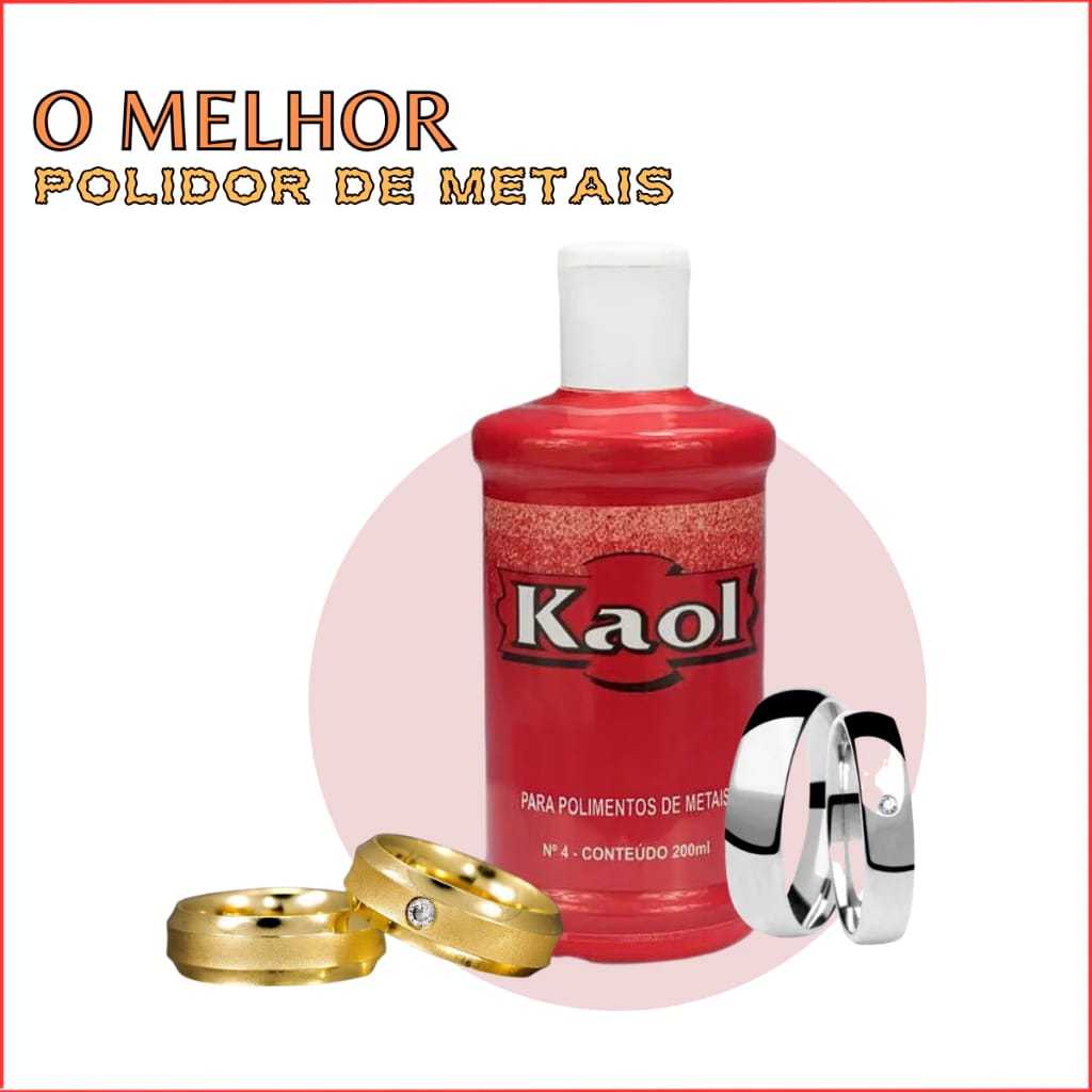 Kaol Polidor para Metais 200ml | Shopee Brasil