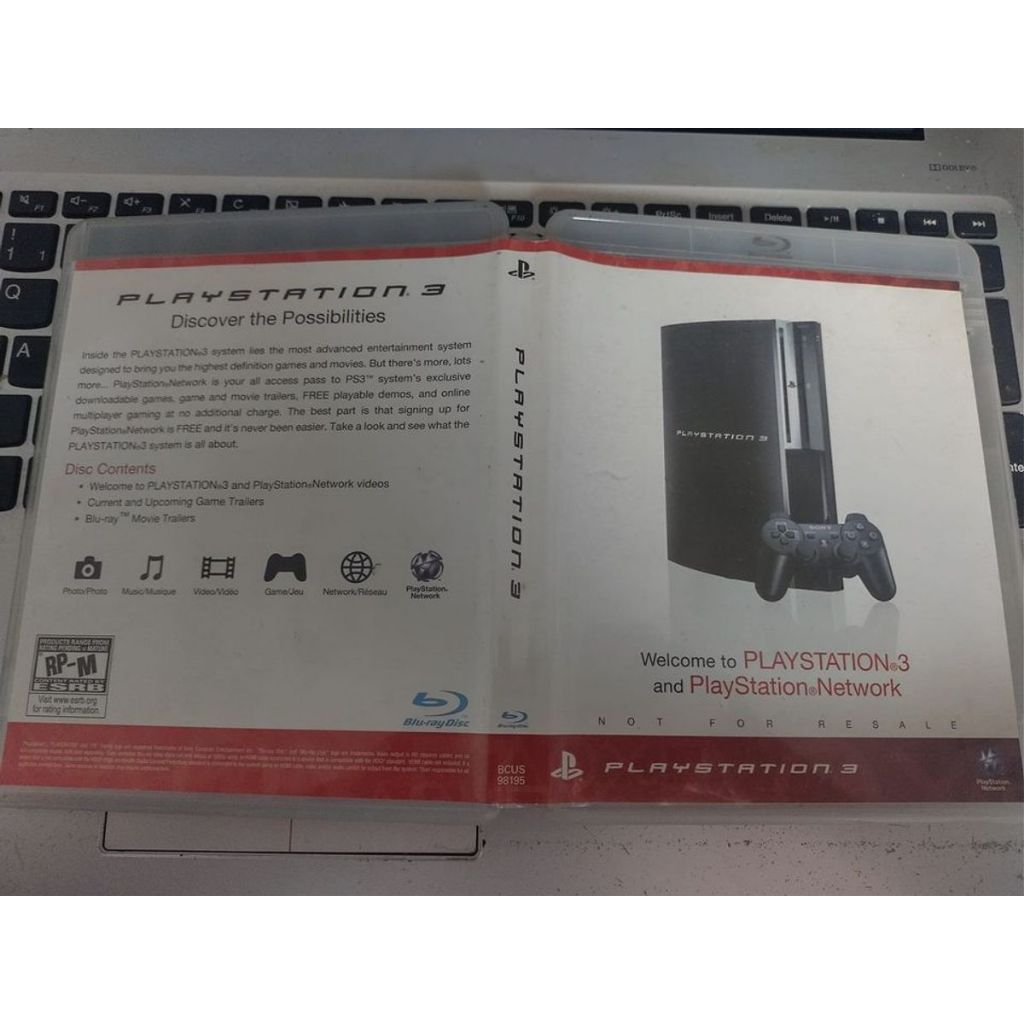 Welcome To Playstation 3 And Network Ps3 Mídia Demonstração Ps3 Fat ...