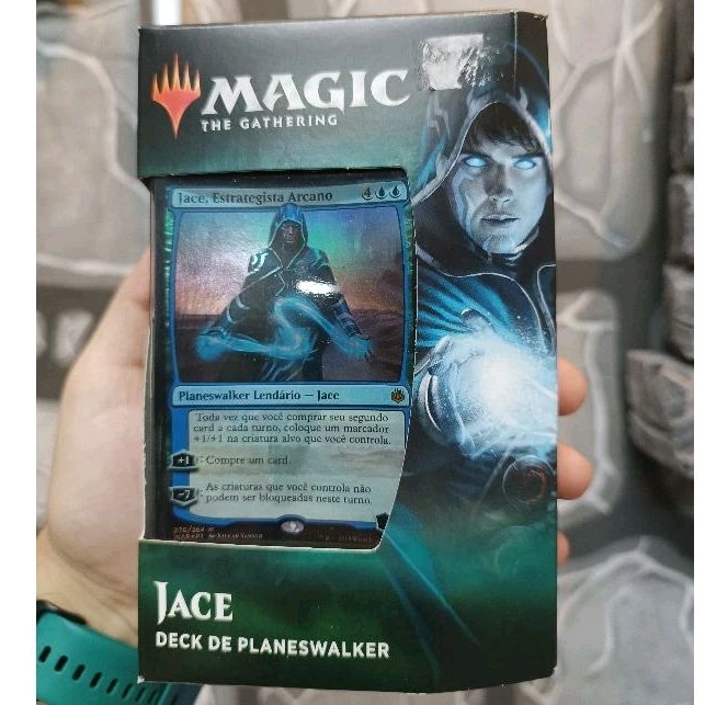 Deck de Magic Deck de Planeswalker Jace inclui 2 boosters de Guerra da ...