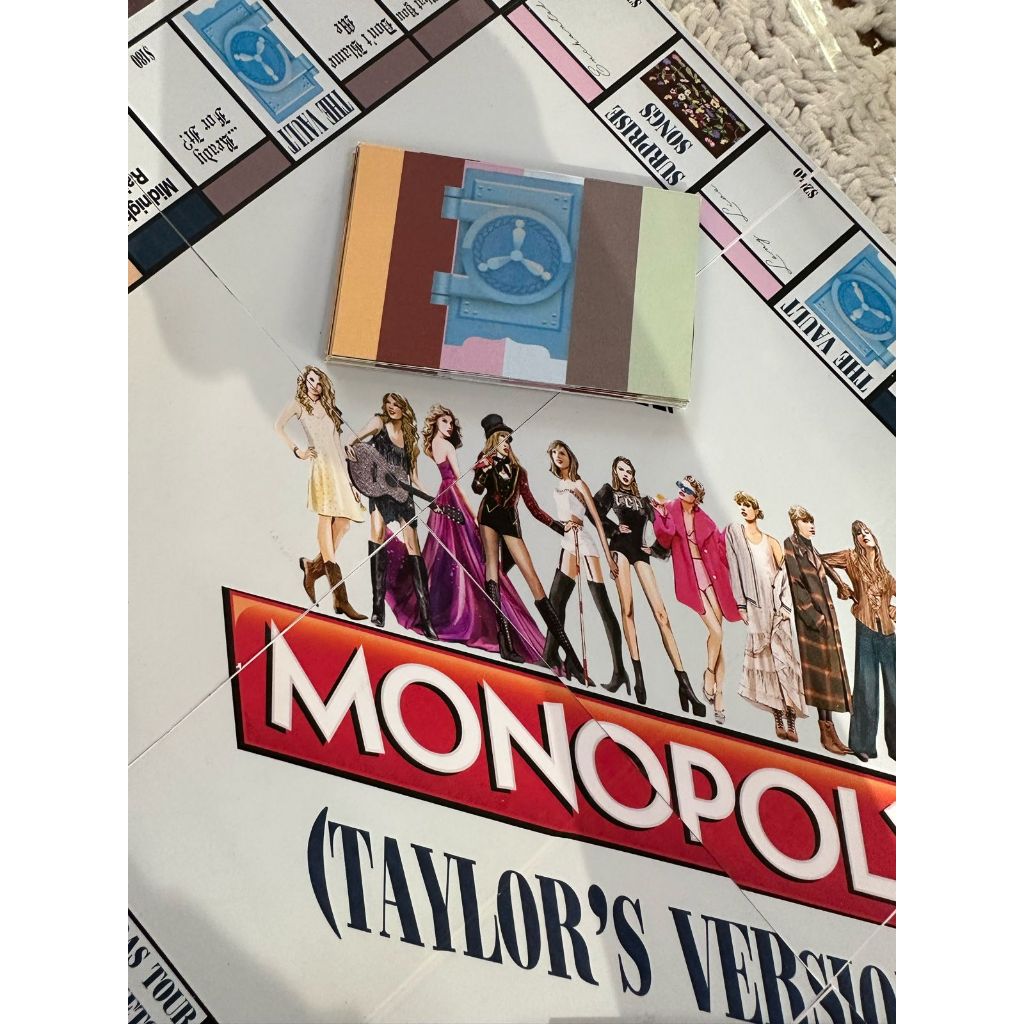 Jogo Monopoly Taylor Swift Jogo FanMade Banco Imobiliário The Eras Tour ...