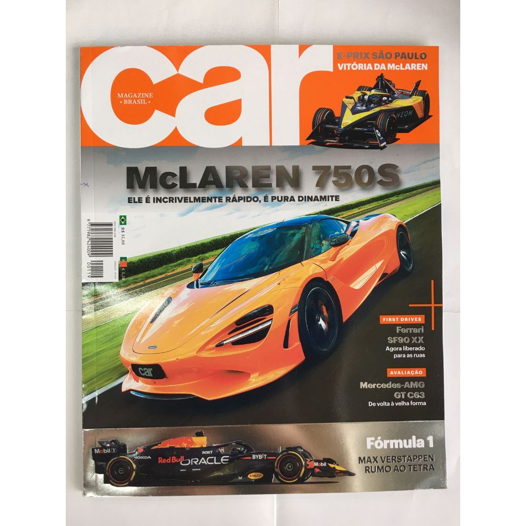 Revista Car Magazine Brasil 119 Abril 2024 McLaren 750S | Shopee Brasil